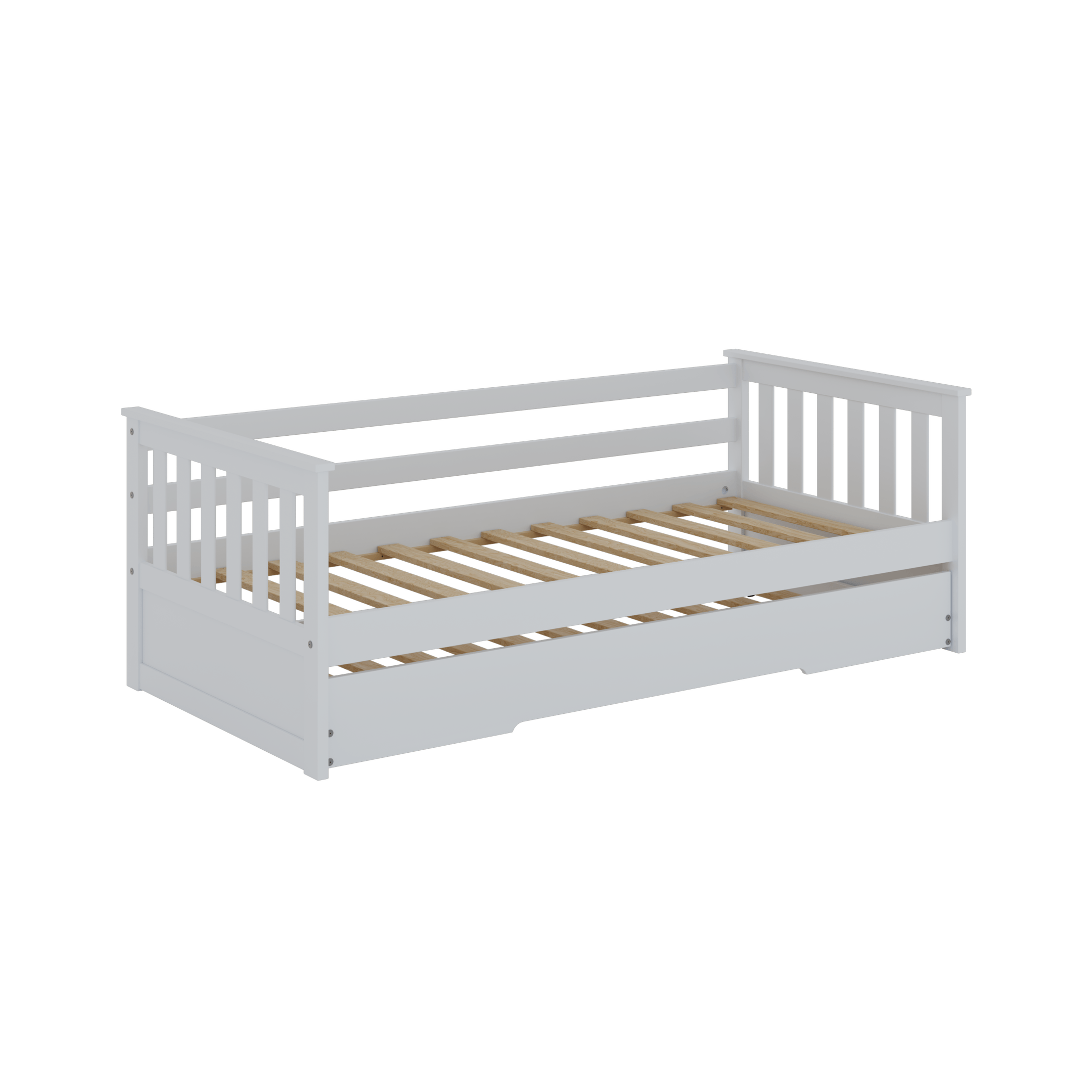 Bicama Infantil Mission em Madeira Maciça/MDF Branco
